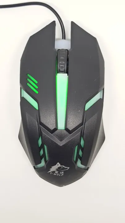 MOUSE GAMING LED T-WOLF V1 (7 LAMPU) / MOUSE GAMING TWOLF MURAH(O2C8 ...