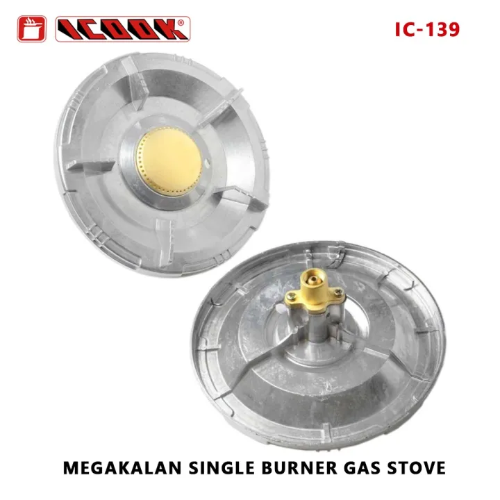 Megakalan Gas Stove Single Burner iCook IC-139 (FOR GASULETTE) | Lazada PH