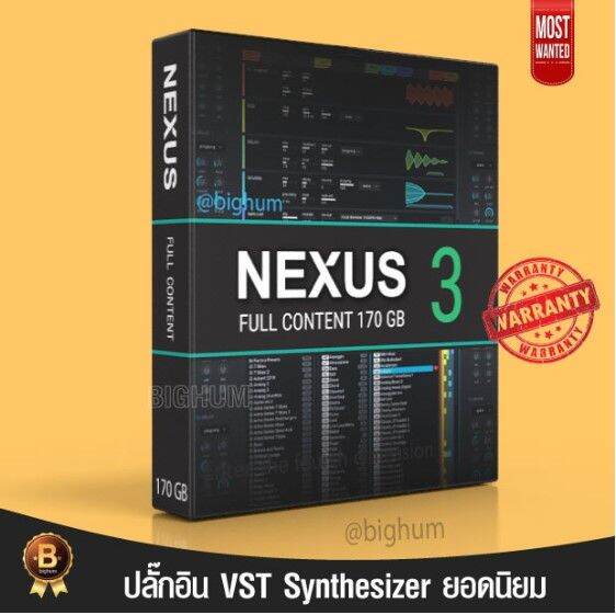 reFX Nexus 3 VST Full 170 GB ( win/mac ) ( ทักแชท Read chat ) | Lazada.co.th