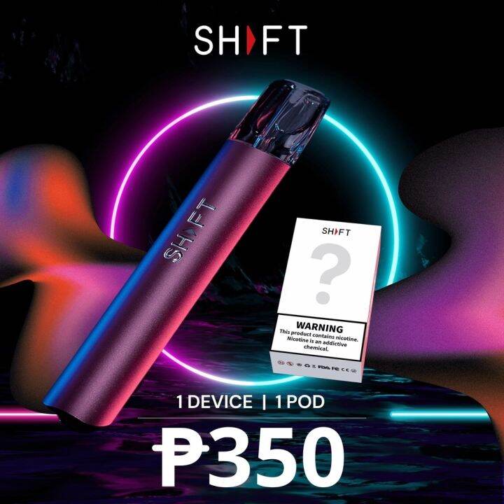 vape SHFT Promo 1 Device 1 Free Elite Pod (SHIFT Rechargeable) | Lazada PH