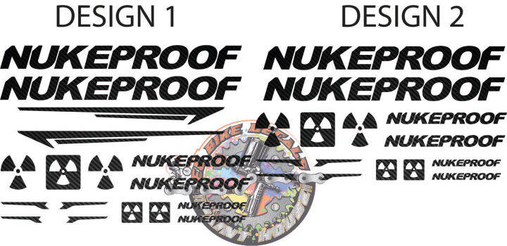 REFLECTIVE METALLIC NUKE PROOF DECALS | Lazada PH