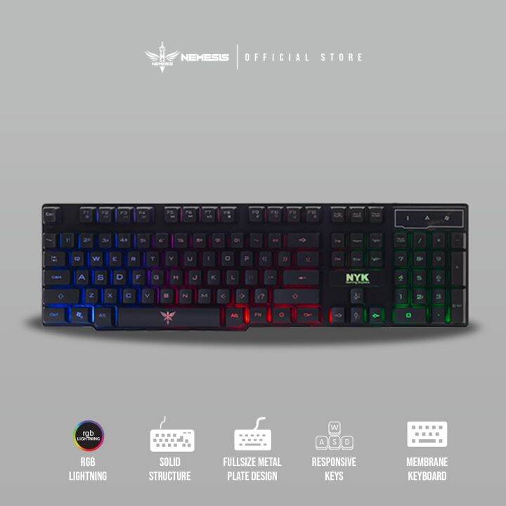 [100% ORI] NYK Nemesis Keyboard Gaming Sacred Full Size K-02 Free ...