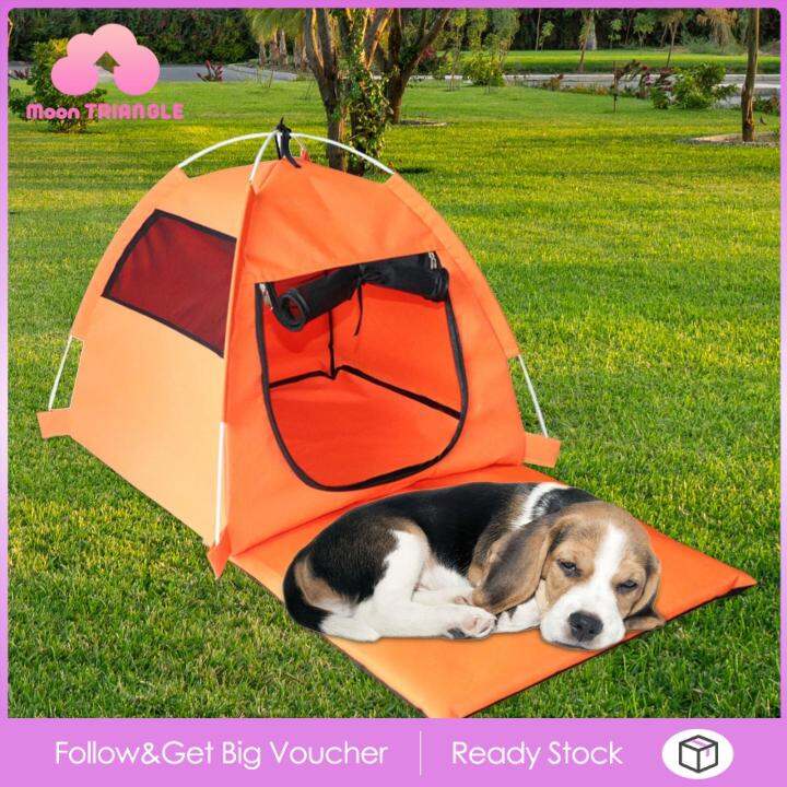 Moon TRIANGLE Portable Pet Playpen Foldable Fence Cat Tent for Small ...