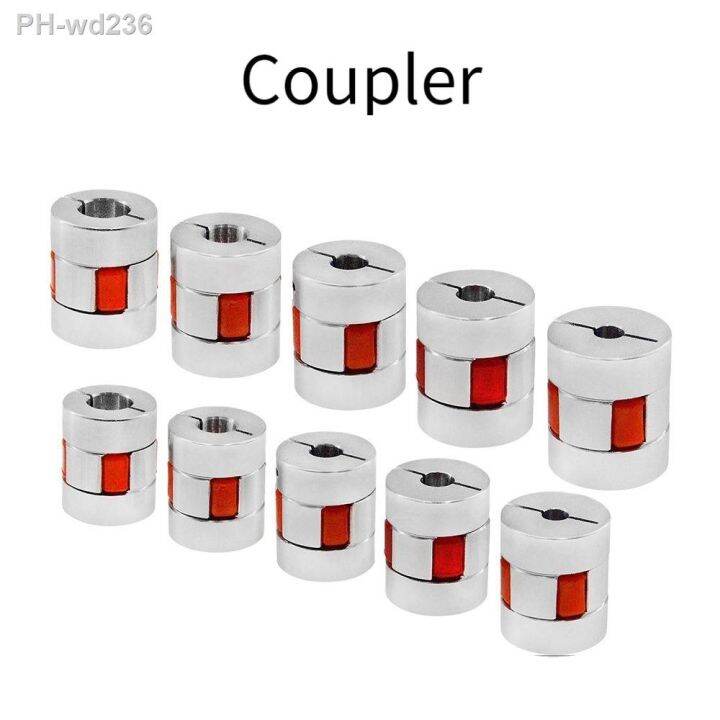 D25L30 Coupler For Stepper Motor Nema17 Nema23 Three Jaw Aluminium Plum ...