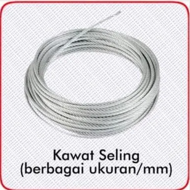 Kawat seling 3mm galvanish/ Kawat seling/ kawat baja murah | Lazada Indonesia