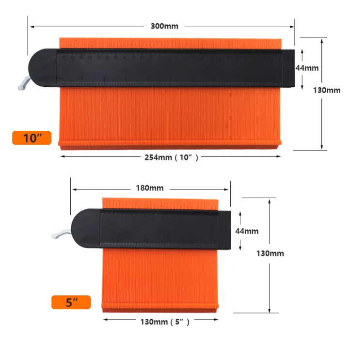 5-inch /10-inch encryption widened self-locking profile gauge radian ...