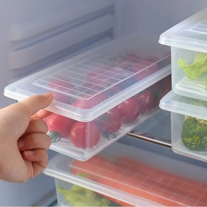 Swipe Up Ph Refrigerator Food Keeper Freezer Storage Organizer ...