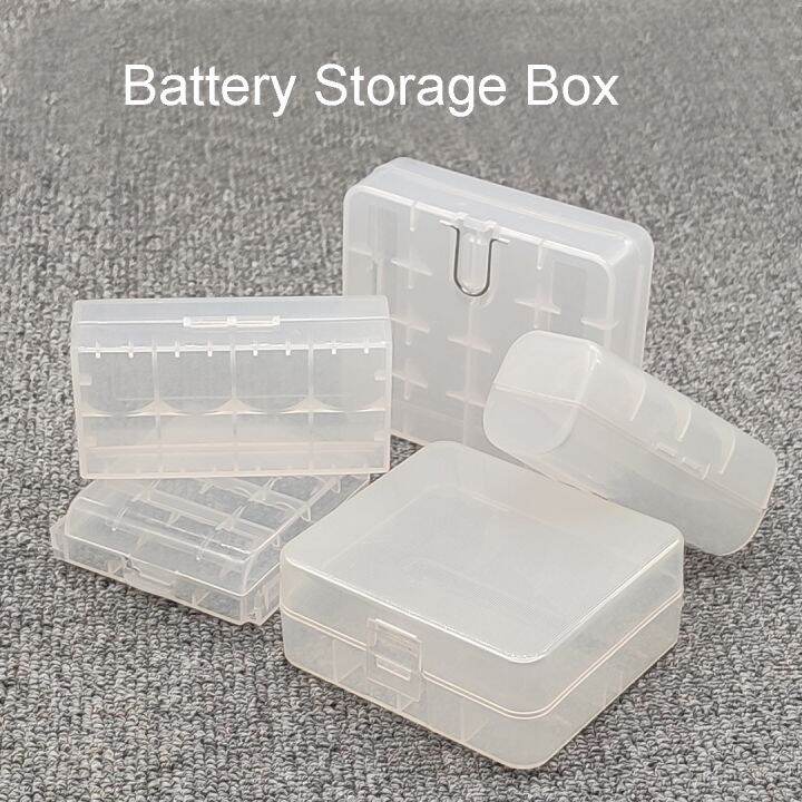 18650 20700 21700 26650 Battery Storage Box Hard Case Holder 4AA 4AAA ...