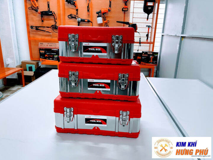 Hộp đựng đồ nghề , hộp đựng dụng cụ đa năng Tool Box thân inox chắc ...