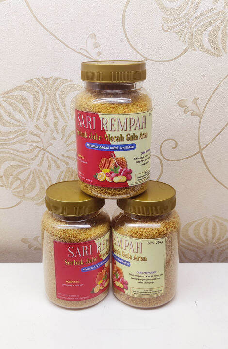 SARI REMPAH Serbuk Jahe Merah Gula Aren Instan Toples | Lazada Indonesia