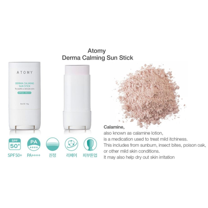 Kem chống nắng dạng lăn Atomy Derma Calming Sun Stick 16g SPF 50+ PA ...