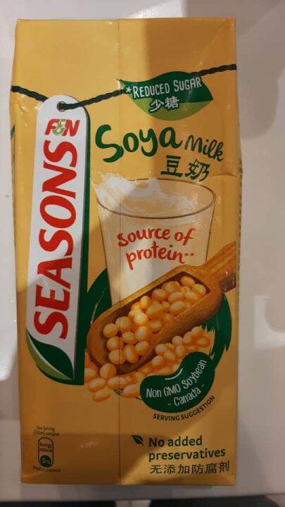 F&N-Seasons-Soya Milk 1L | Lazada