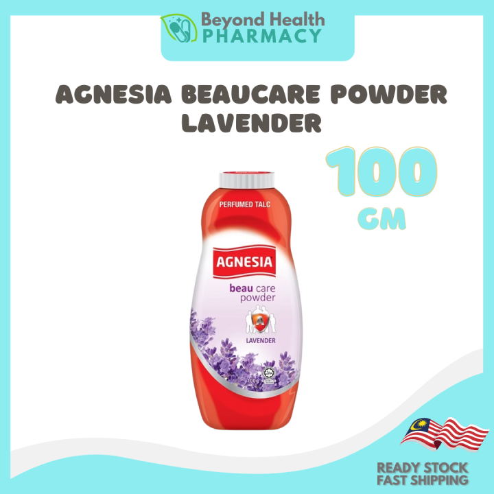 AGNESIA BEAUCARE POWDER 100GM LAVENDER / ROSE (BEDAK UNTUK RUAM DAN ...