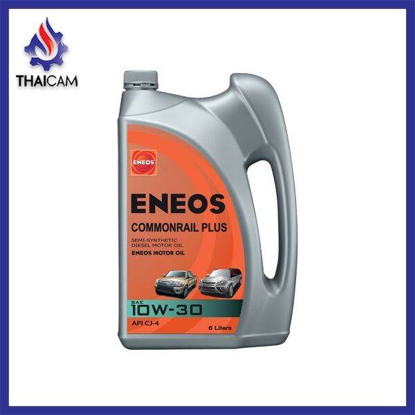 น้ำมันเครื่องดีเซลกึ่งสังเคราะห์ENEOS COMMONRAIL CJ 10W30 | Lazada.co.th