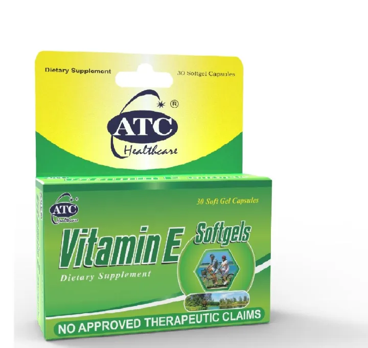 ATC Vitamin E 500mg × 30's (1 box) | Lazada PH