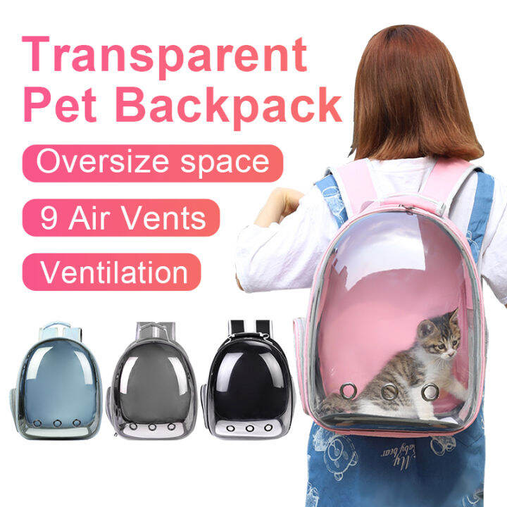 Small Pet Cat Carrier Bag Cat Capsule Backpack Puppy Outdoor Travel ...