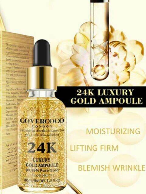 COVER COCO 24K LUXURY GOLD AMPOULE FACE SERUM COVERCOCO | Lazada