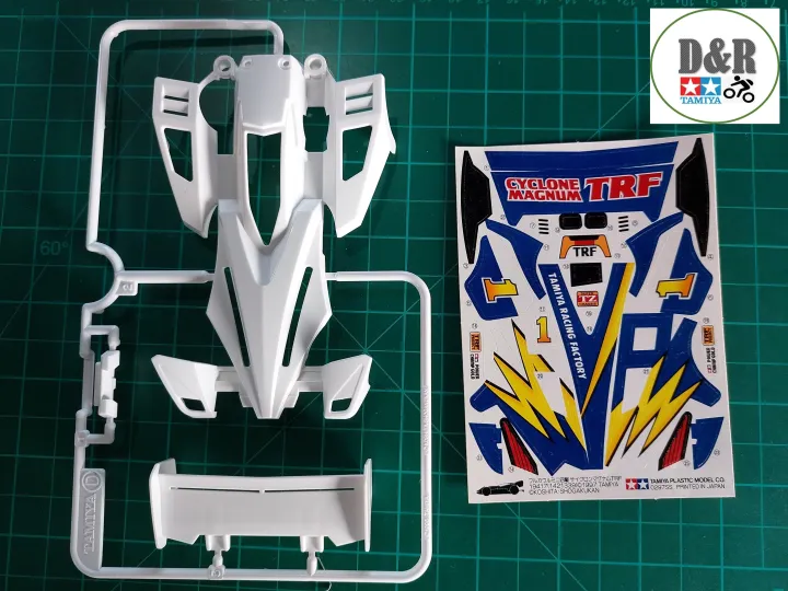 Tamiya TZ Cyclone Magnum TRF Cowl with Sticker | Lazada PH