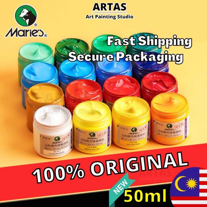 Marie's Acrylic Colour For Art Painting | Marie's Acrylic Paint 50ml ...