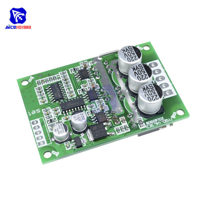 Diymore DC 12 -36V 500W Brushless PWM Motor Controller Hall Drivernon Hall Driver Motor ...