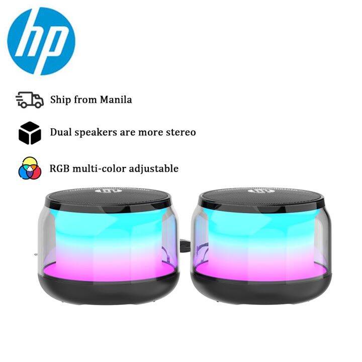 HP DHS-5000C Bass Portable Bluetooth Speaker 3D Stereo Surround Sound Subwoofer Wireless ...