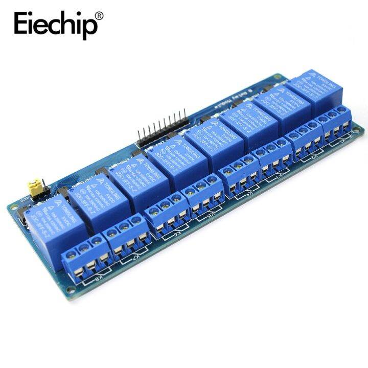 1 PCS DC 5V 12V 8 Channel Relay Module 8 Way Relay With Optocoupler for ...