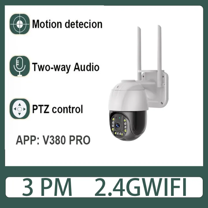 v380 pro Outdoor CCTV Camera 360 1080 Infrared Night Vision IP Wireless ...