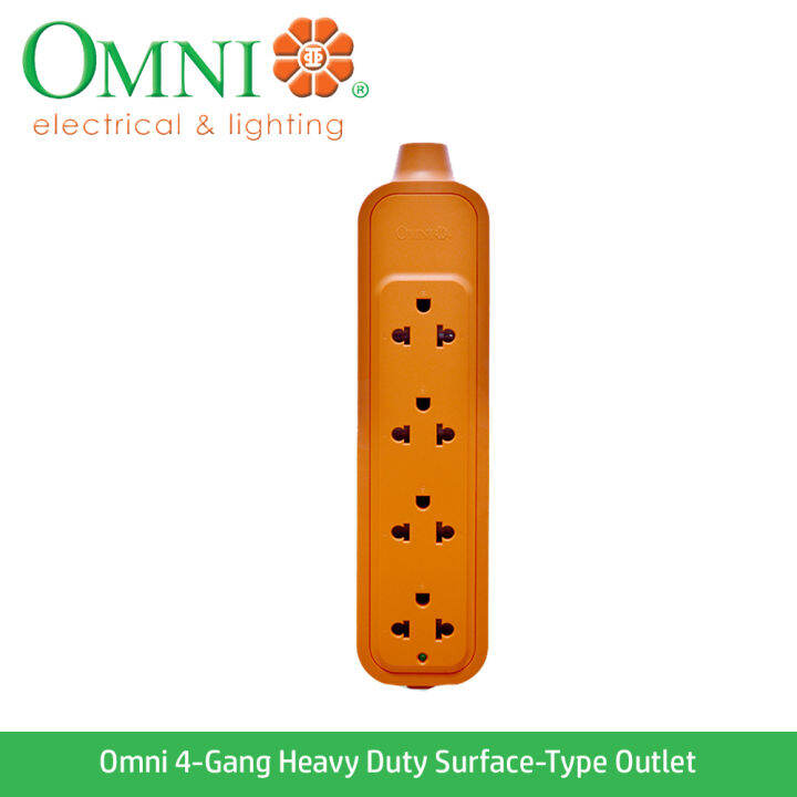 OMNI 4-Gang Heavy Duty Surface-Type Outlet 15A max WRO-104 | Lazada PH