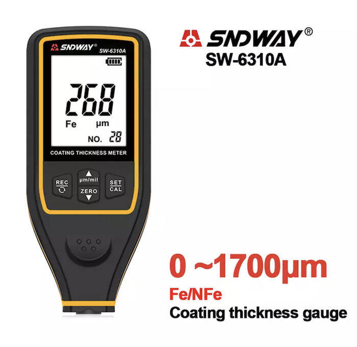 เครื่องวัดความหนาชั้นสีรถ SNDWAY SW-6310A ของแท้ 100% จาก SNDWAY เครื่องวัดหนาชั้นฟิล์มแก้ว ...