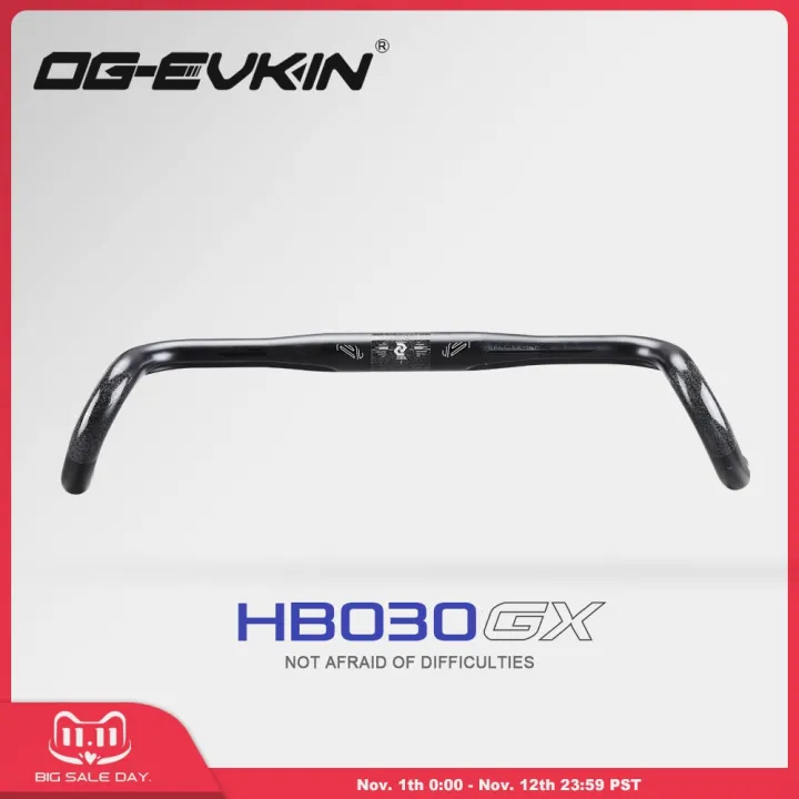 OG-EVKIN HB-030 Carbon Gravel Handlebar 30° Flare Bar DI2 Cycle Cross ...
