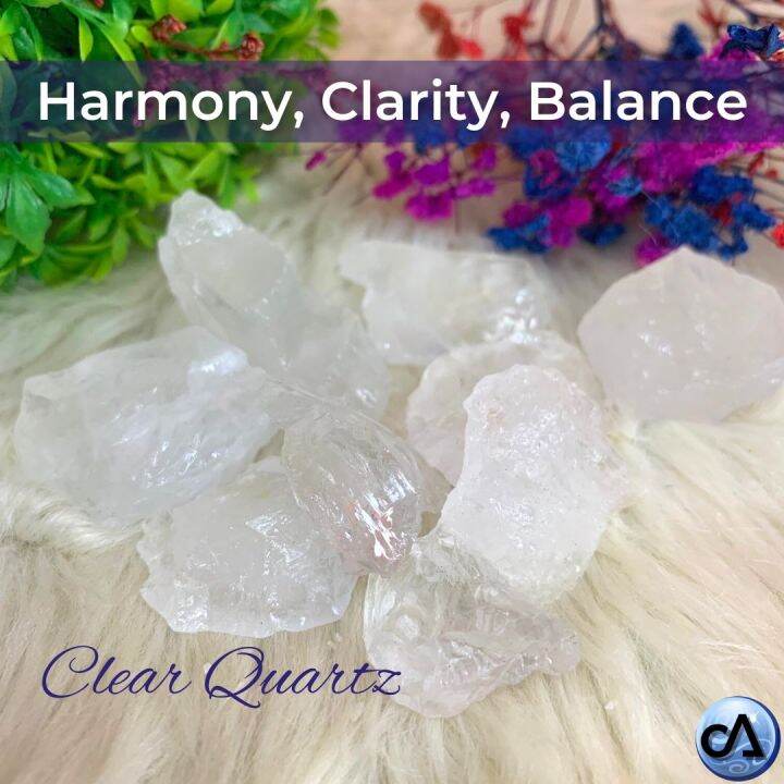 Raw Clear Quartz [AMPLIFIES ENERGY] Stones (Brazil) Authentic Crystal 25grams 1-3pcs per order ...