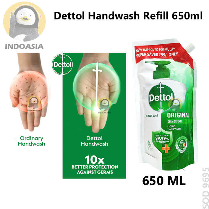 【EXP DATE: 2025/06】Dettol Hand Wash Refill Pack Dettol Liquid Hand Wash ...