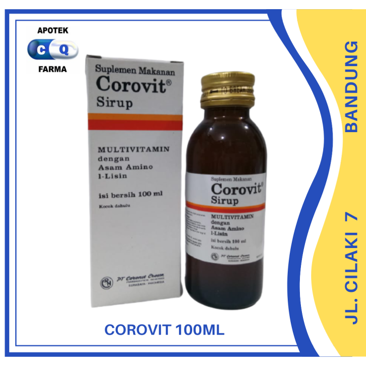 COROVIT MULTIVITAMIN SIRUP 100 ML | Lazada Indonesia
