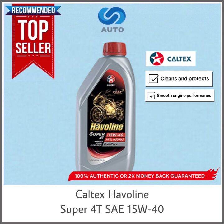 Caltex Havoline® Super 4T SAE 15W-40 Motor Engine Oil | Lazada
