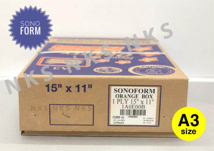SONOFORM 15'' X 11'' 1 PLY COMPUTER FORM (A3 SIZE)(1000FANS) | Lazada