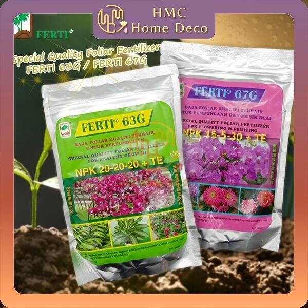 400G FERTI 63G / FERTI 67G SPECIAL QUALITY FOLIAR FERTILIZER NPK 20-20 ...