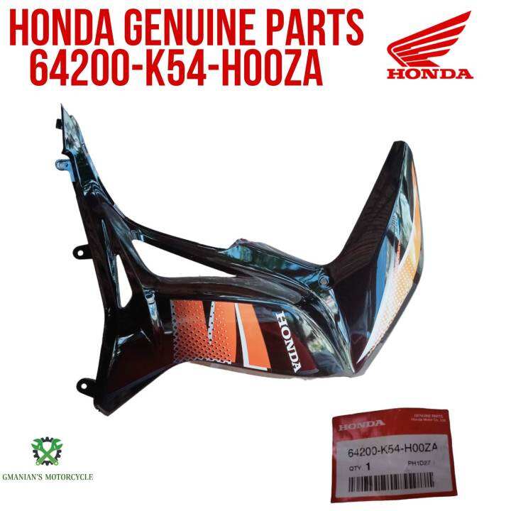 ORIGINAL Main Pipe Cover RIGHT GILAS 125 (GLOSSY BLACK ORANGE) 64200-K54-H00ZA | Lazada PH