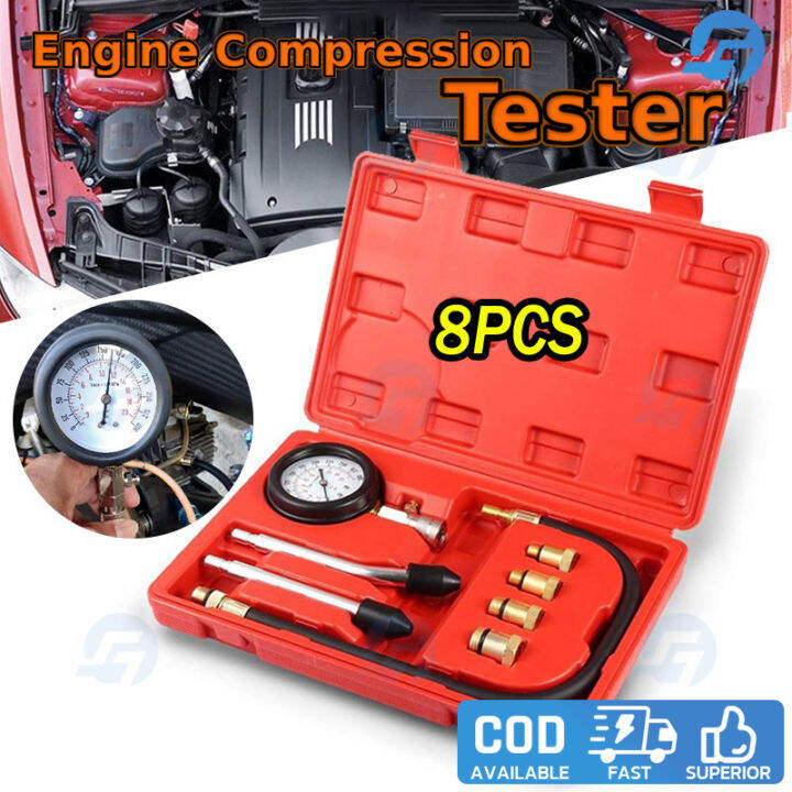 Gasoline Engine Compression Tester Automotive Motorcycles Petrol Engine ...