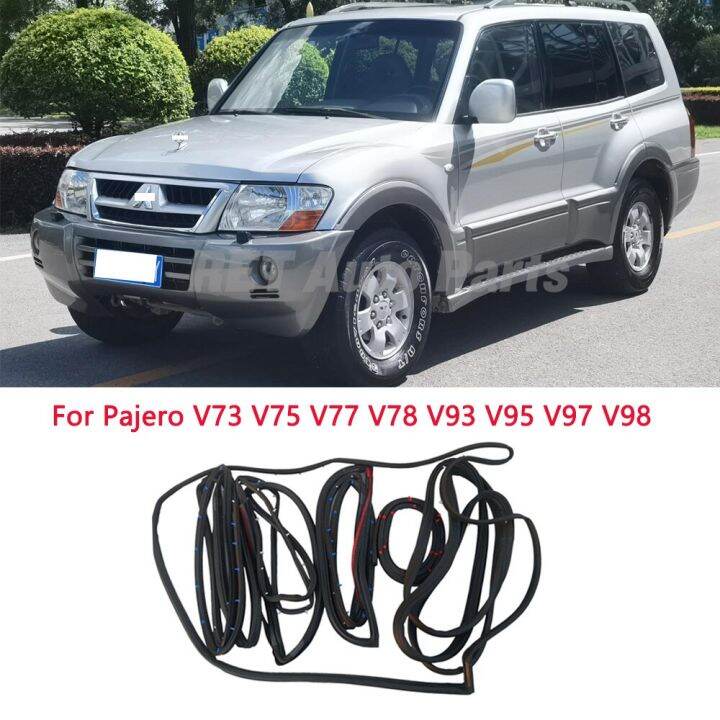 Car Door Rubber Seal Strip For Mitsubishi Montero Pajero MK3 MK4 V73 V77 V78 V93 V97 V98 Door ...