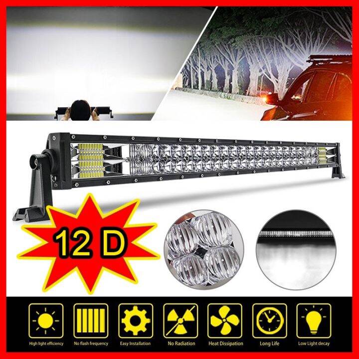 12D Super Light Slim Led Work Light Bar 22-52inch SUV Jeep 4X4 Led ...