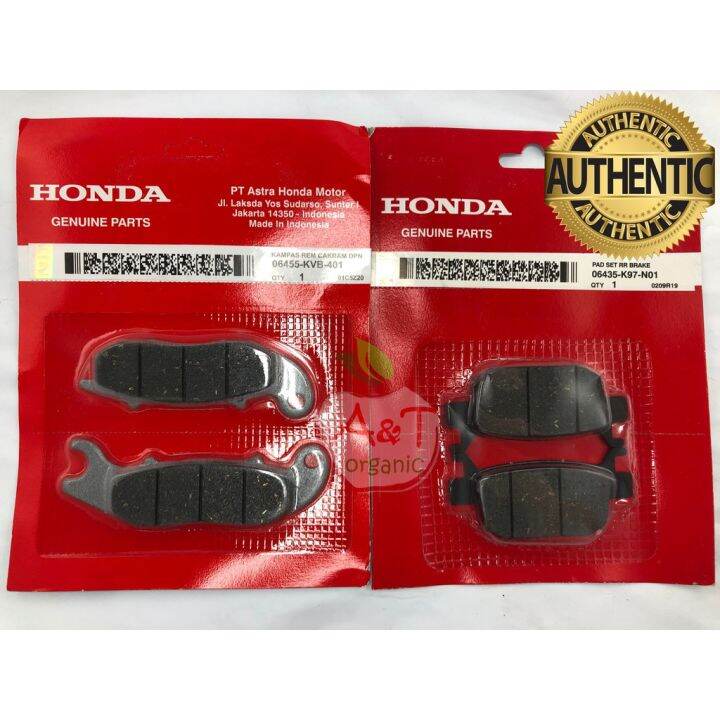 ♠Adv set - Honda Geniune Brake pad front rear Set for Honda ADV 150 ADV 160 Pcx 160 Abs | Lazada PH