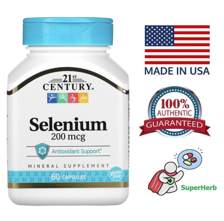 21st Century, Selenium, 200 mcg, 60 Capsules | Lazada PH