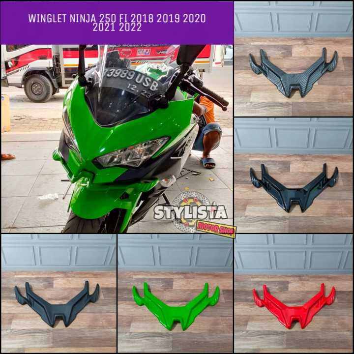 WINGLET NINJA 250 FI 2018 2019 2020 2021 2022 WINGLETKAWASAKI 250FI NEW ...