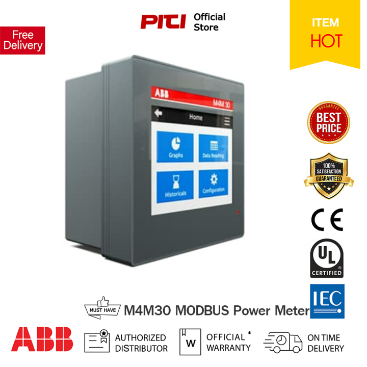 ABB M4M 30 MODBUS Power meter เพาเวอร์มิเตอร์ ABB ต้องที่ PITIGROUP ...