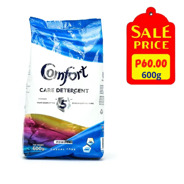 SALE!! COMFORT CARE DETERGENT 600g ( crumpled packaging and water marks ...