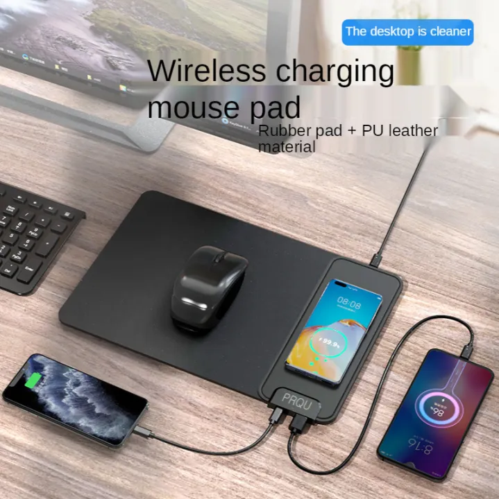 Jelly Comb Multi-function Mouse Pad with Wireless Charging Desk Mouse ...