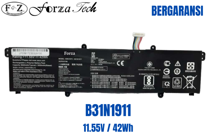 ASUS BATTERY Vivobook 14 A413 K413 M413 X413 X421 TM420 TP420 B31N1911 ...