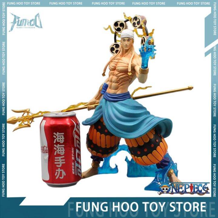 【100% ORIGINAL】31cm One Piece Enel Anime Figure Sky Piea Enel Battle ...