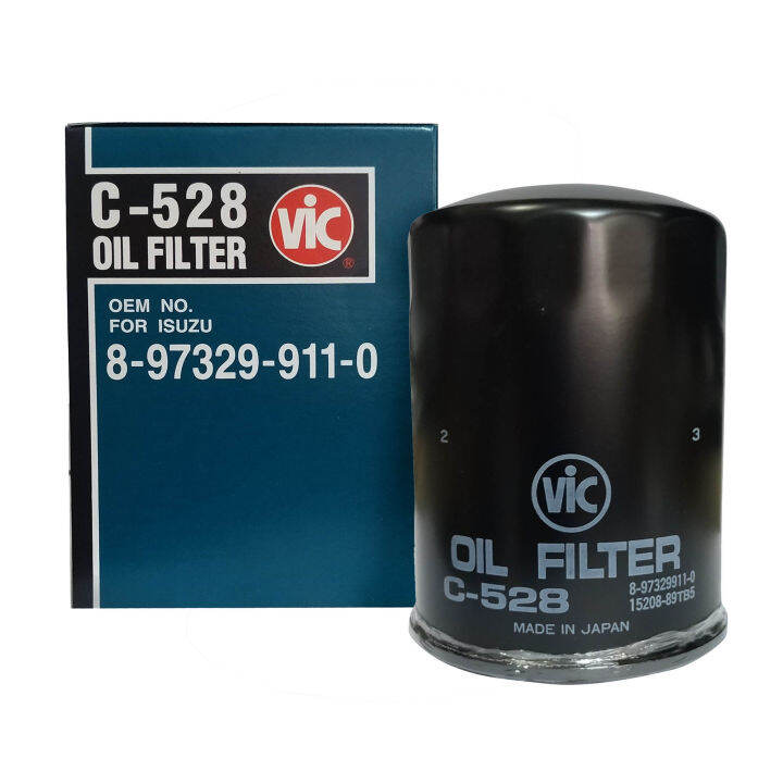 VIC Oil Filter C-528 for Isuzu NHR (4JG2), Isuzu 4JB1, 4JG2 | Lazada PH