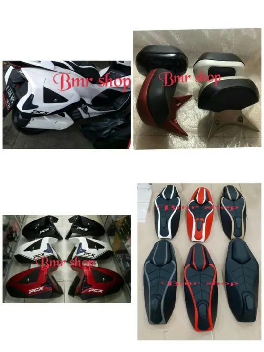paket 3 in 1 side box custom all new pcx lokal , jok kulit mbtech dan ...